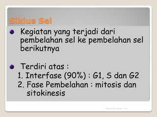 Siklus sel dan mitosis | PDF
