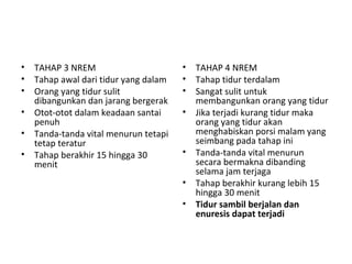 Siklus tidur dan irama sikardian | PPT