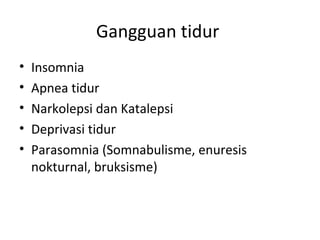 Siklus tidur dan irama sikardian | PPT