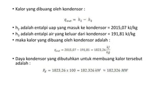 Materi Siklus turbin uap Jurusan Teknik Mesin | PDF