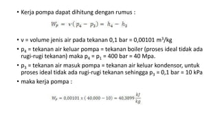 Materi Siklus turbin uap Jurusan Teknik Mesin | PDF