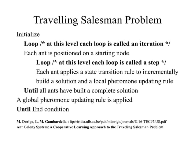 Swarm Intelligence Ppt 
