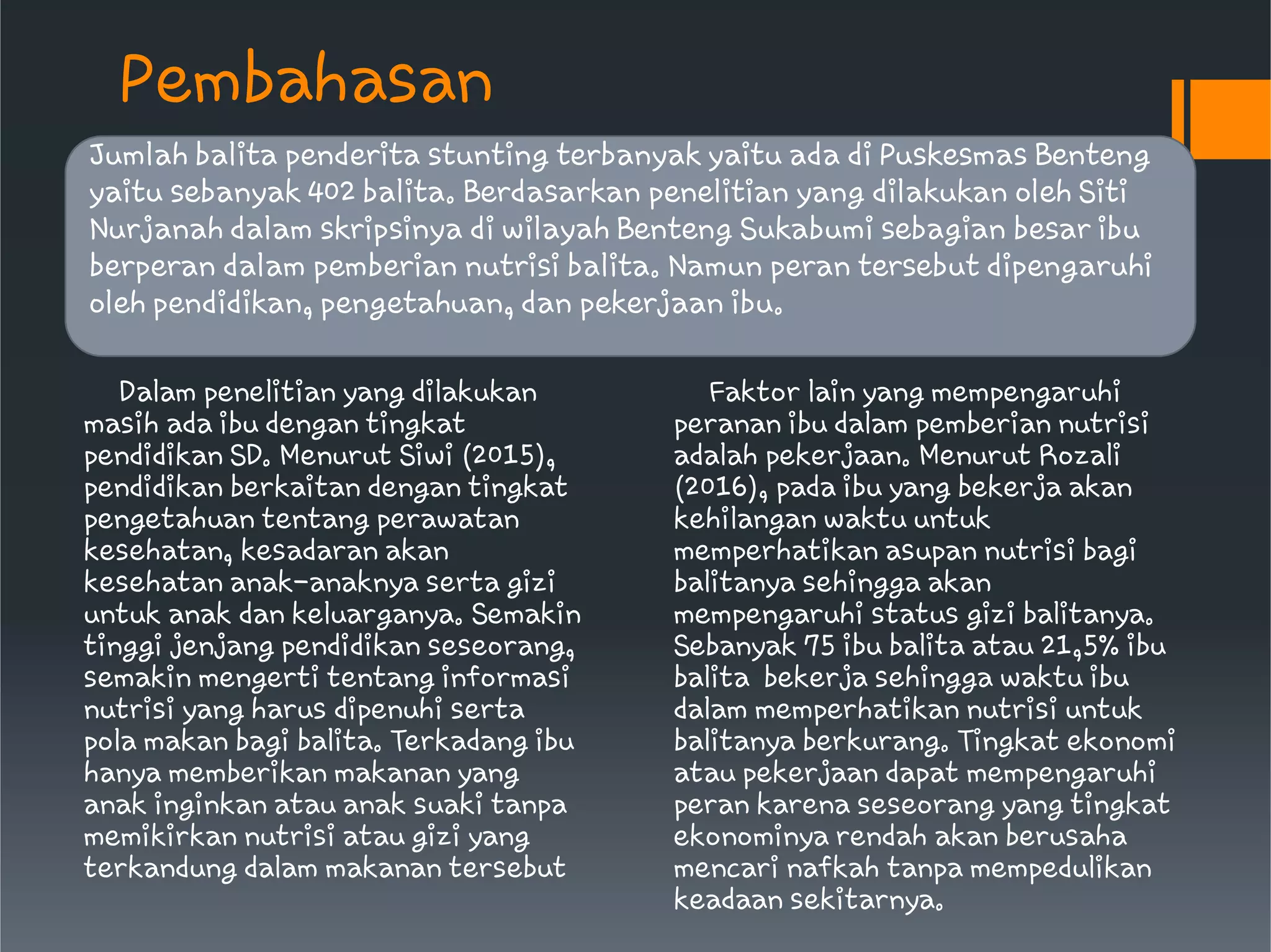 Penyajian Data Stunting (SIK) | PDF