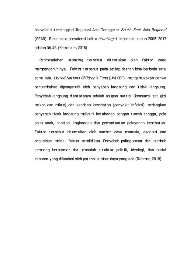 Sik stunting | PDF