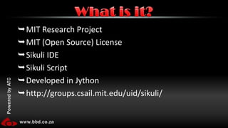 Sikuli | PPTX