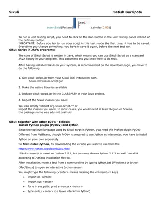 Sikuli | PDF