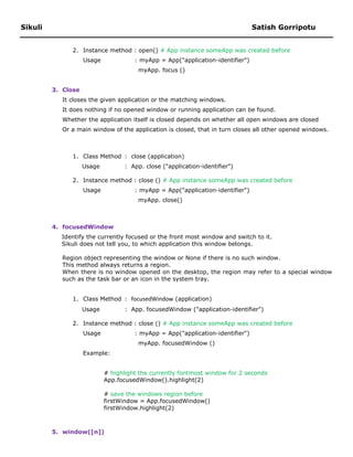 Sikuli | PDF