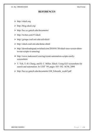 Sikuli script | PDF | Programming Languages | Computing