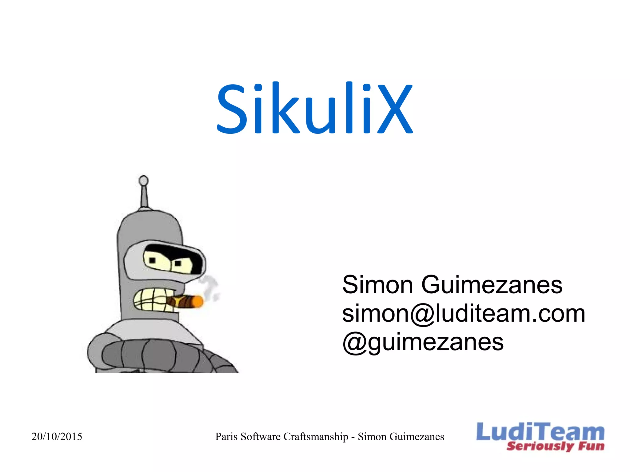 Présentation SikuliX | PPT