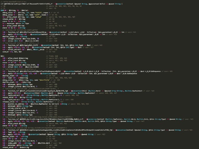 SIL - All you need to know about Swift Intermediate Language | PDF