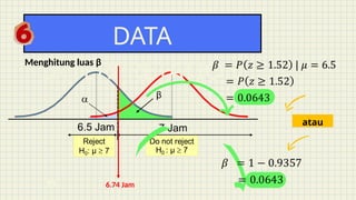 How to Calculate Beta Value Error Type II | PPTX