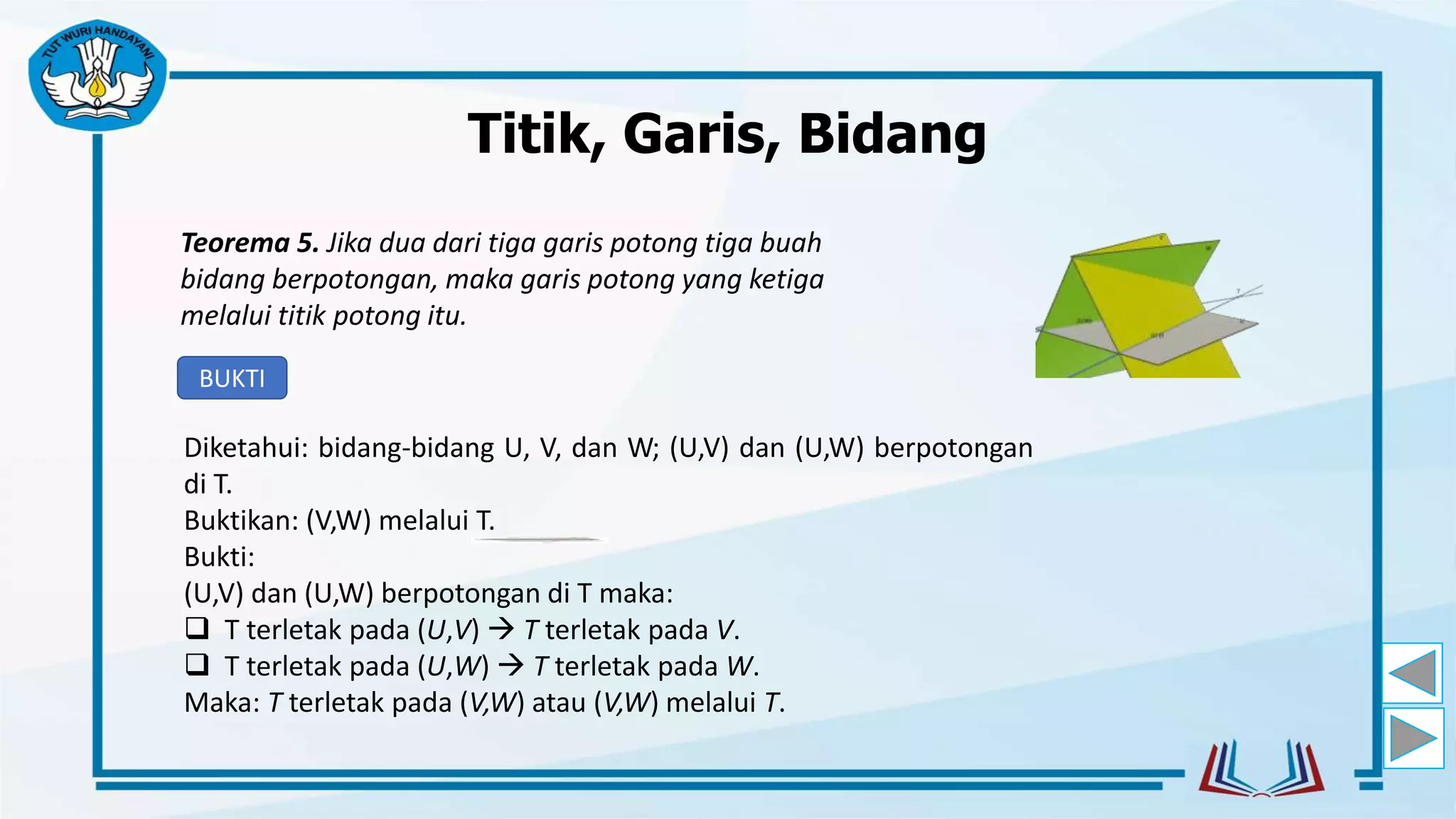 MTK M1 KB2a Geometri Ruang | PPTX