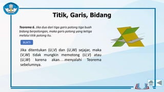 MTK M1 KB2a Geometri Ruang | PPTX