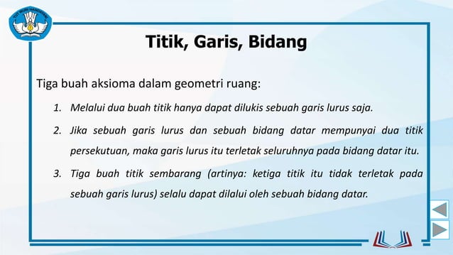 MTK M1 KB2a Geometri Ruang | PPTX