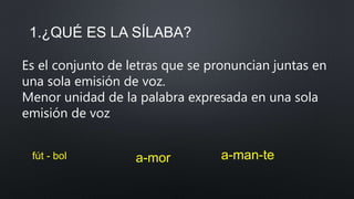 Silaba | PPTX
