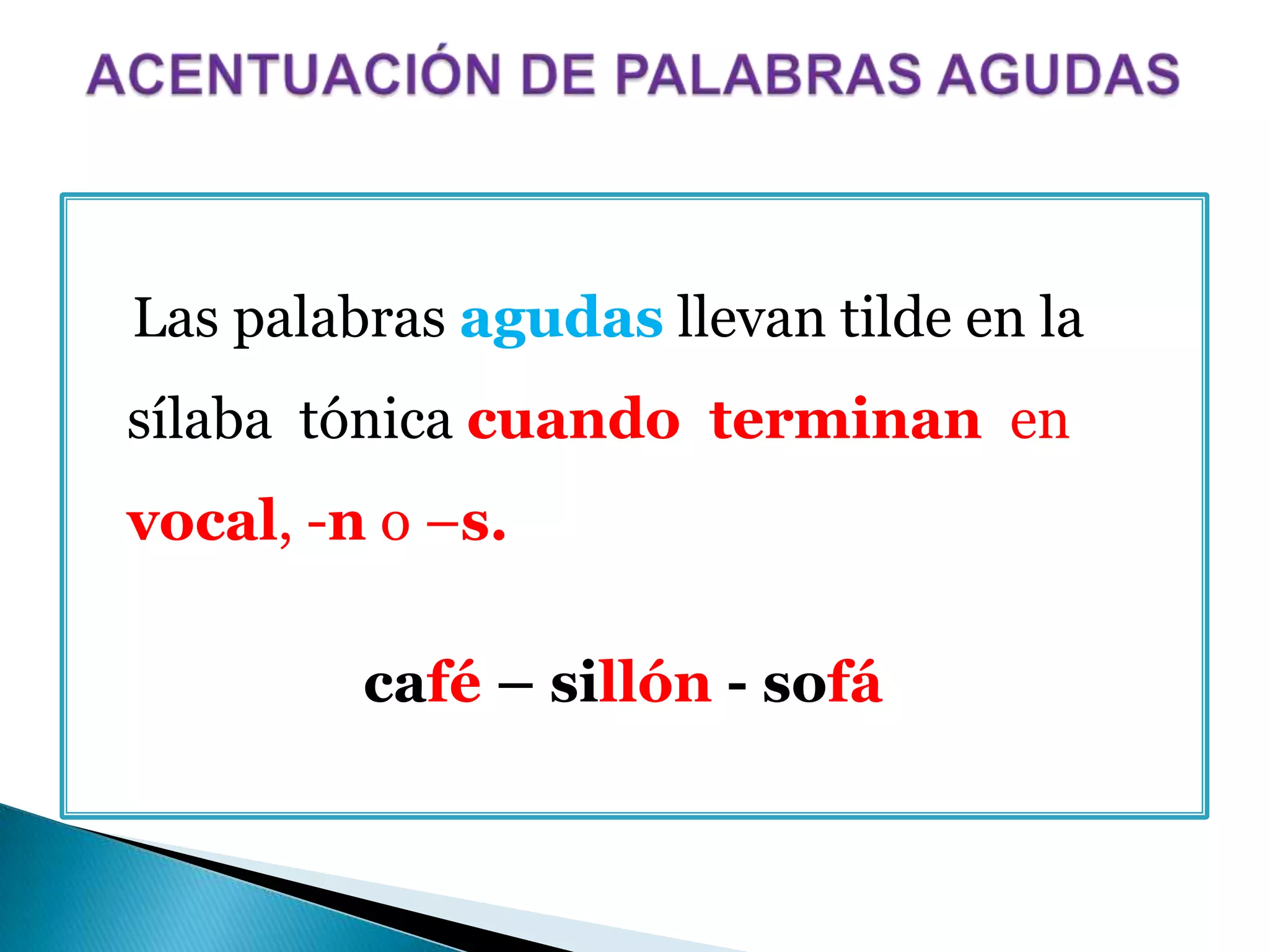 Ortografía: silabas y acentos | PPTX | Music | Entertainment