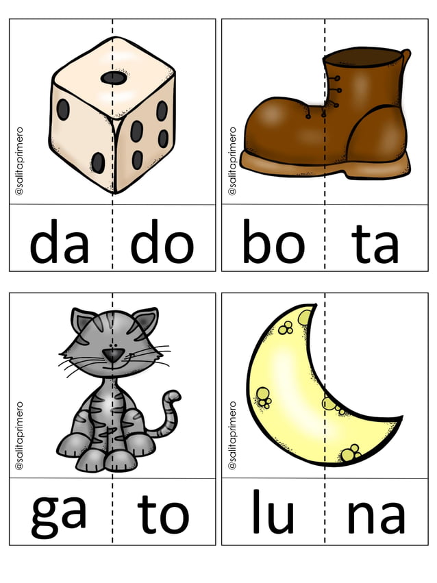 Silabas cortar | PDF