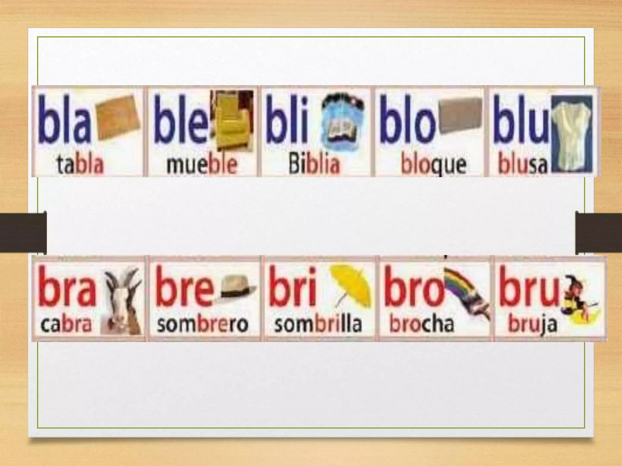 Silabas dobles | PPT