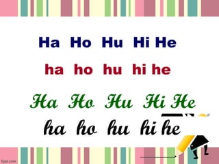 Silabas ha he hi ho hu | PPT