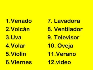 50 Ejemplos De Palabras Con VA, VE, VI, VO, VU, 56% OFF