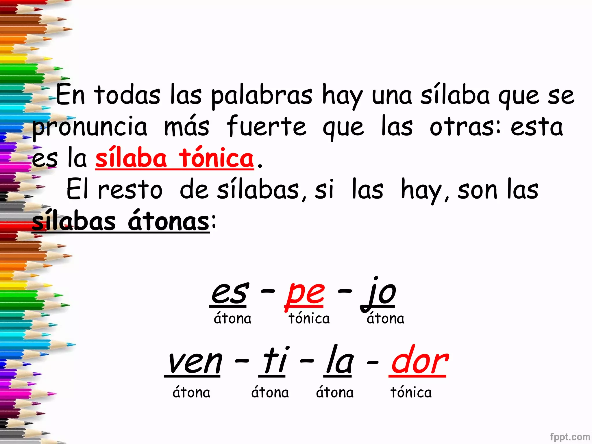 Silaba y acento basic | PPT