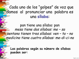 Silaba y acento basic | PPT