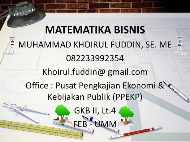 Silabus Matematika Bisnis | PPT