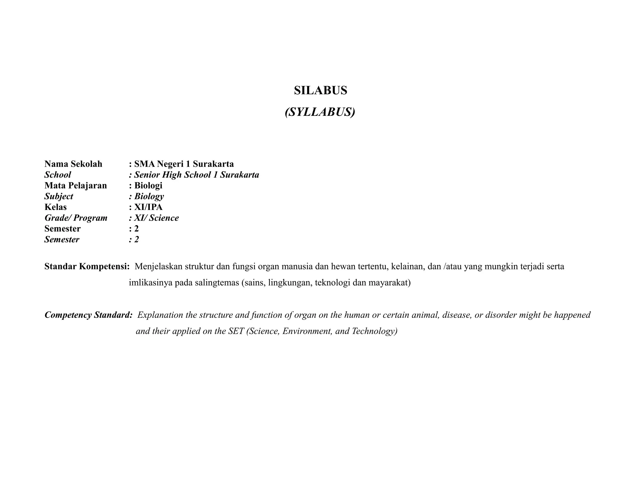 Silabus | PPT