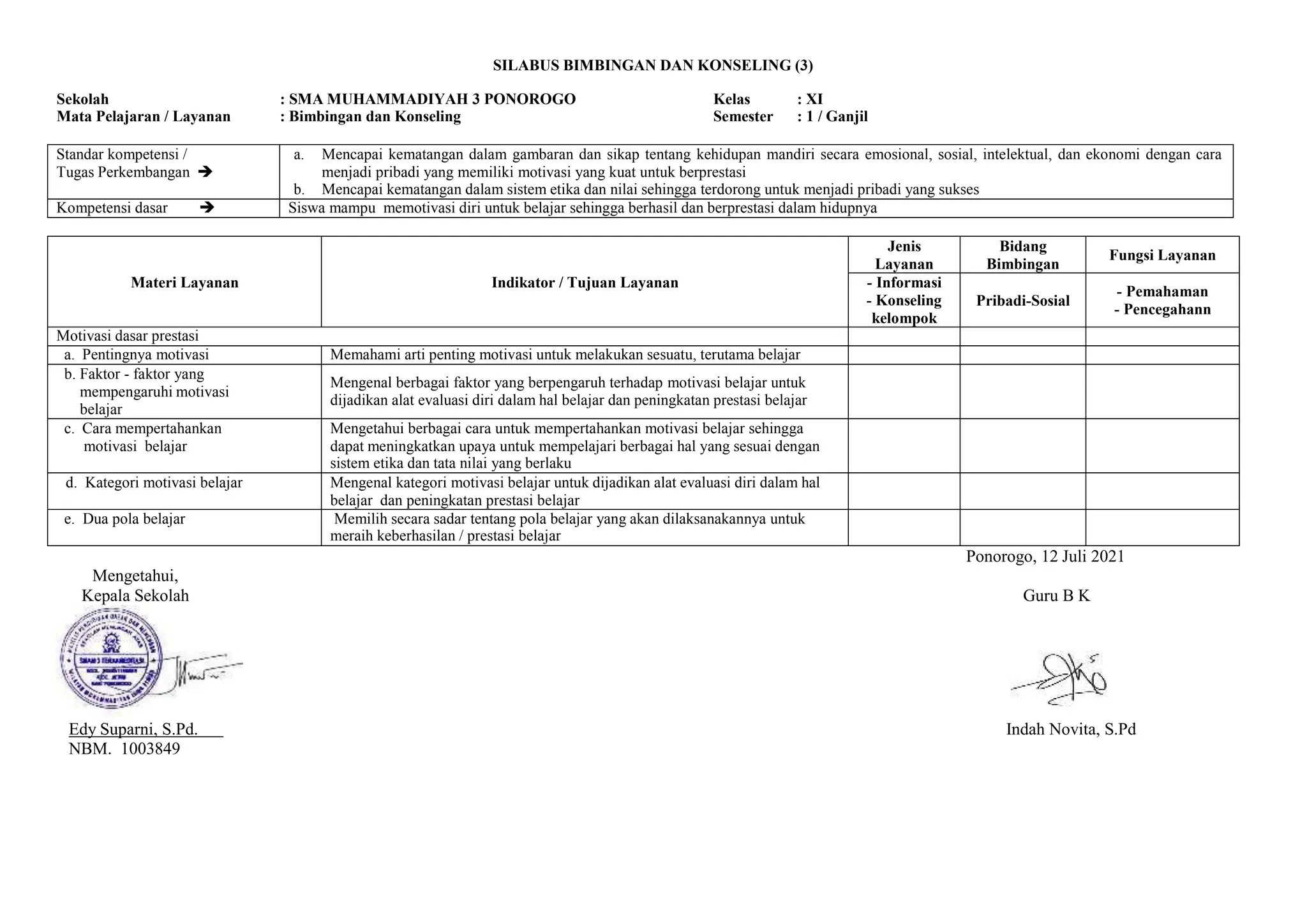 SILABUS.BK_XI. kurikulum merdeka merdeka belajar | PDF