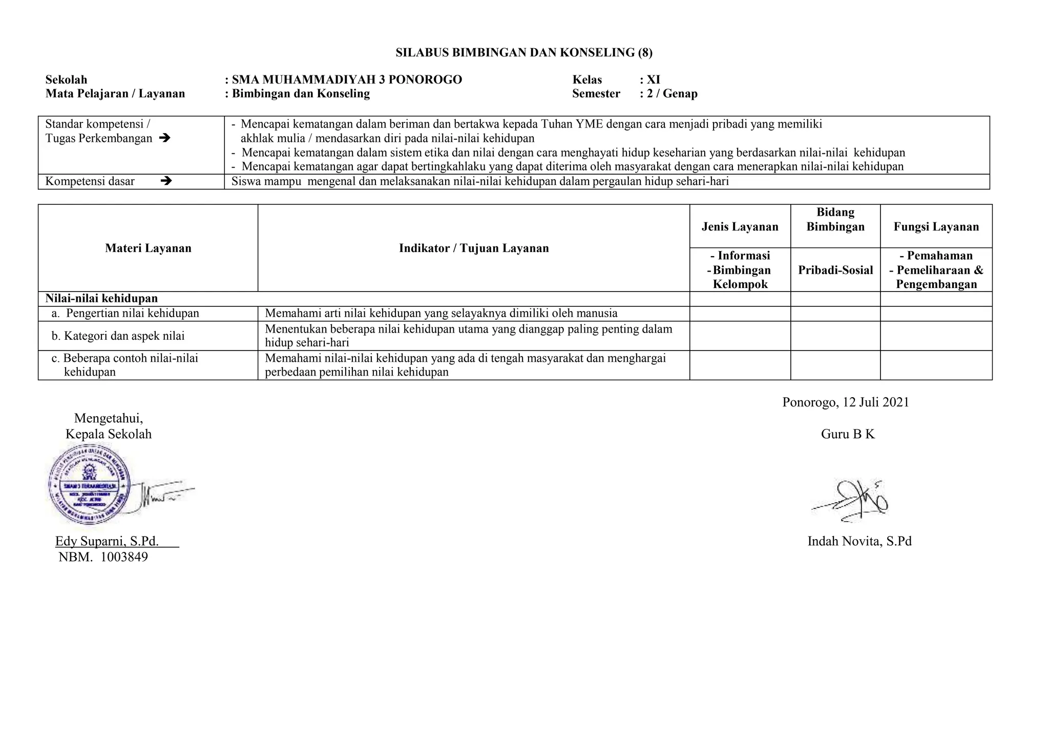 SILABUS.BK_XI. kurikulum merdeka merdeka belajar | PDF