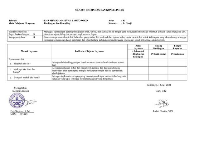 SILABUS.BK_XI. kurikulum merdeka merdeka belajar | PDF