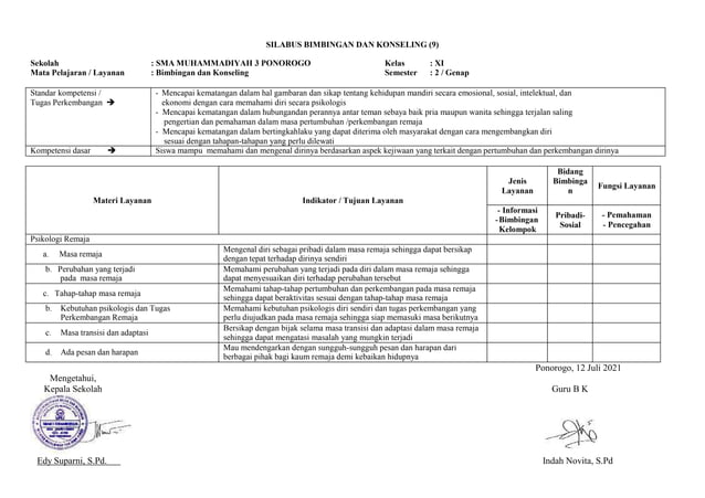 SILABUS.BK_XI. kurikulum merdeka merdeka belajar | PDF