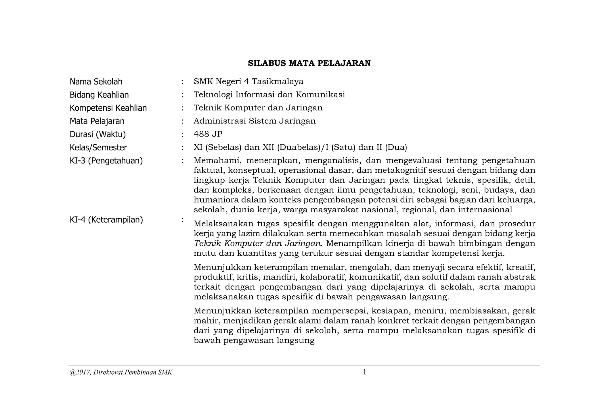 Silabus Administrasi Sistem Jaringan.docx