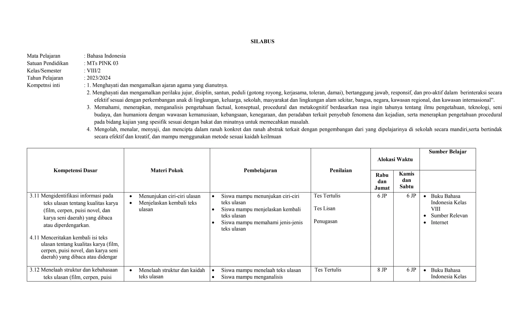 SILABUS B.IND KLS 8 sms 2.doc