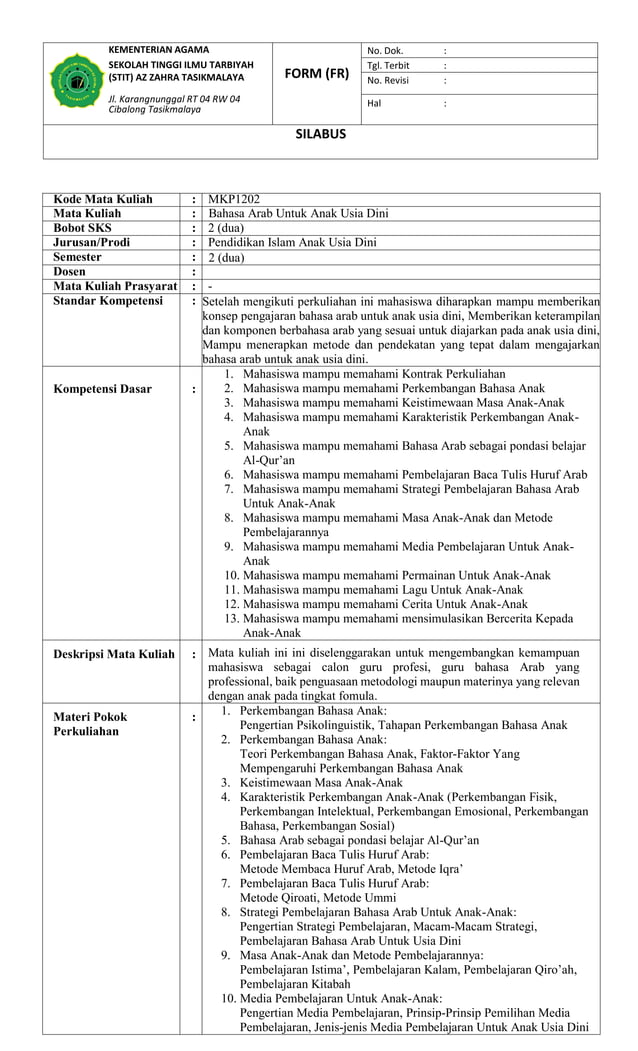 Silabus (Bahasa Arab untuk AUD).pdf