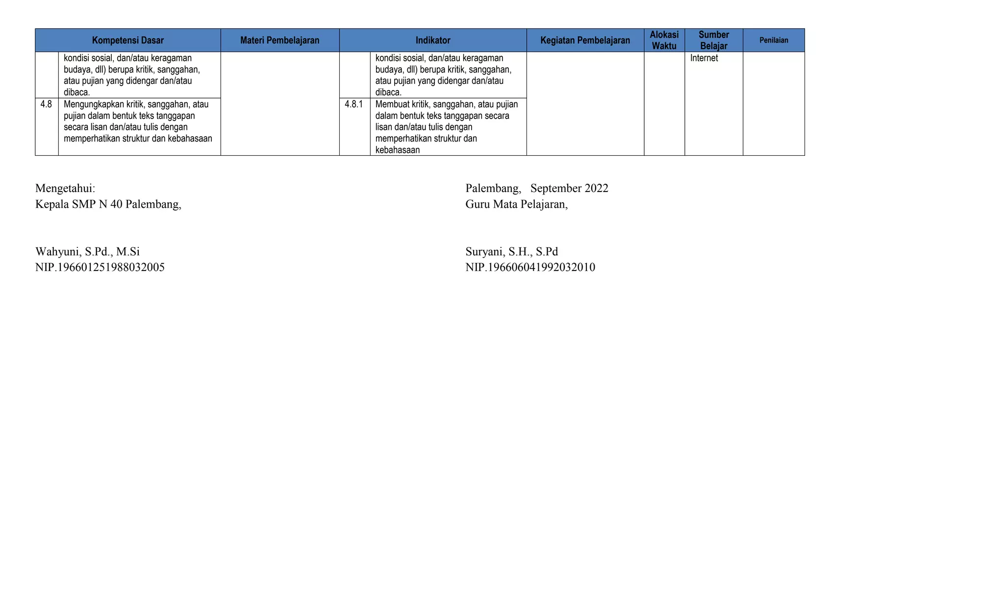 Silabus Bahasa Indonesia Kelas 9 (Format 7 Kolom) (gurusekali.com).docx