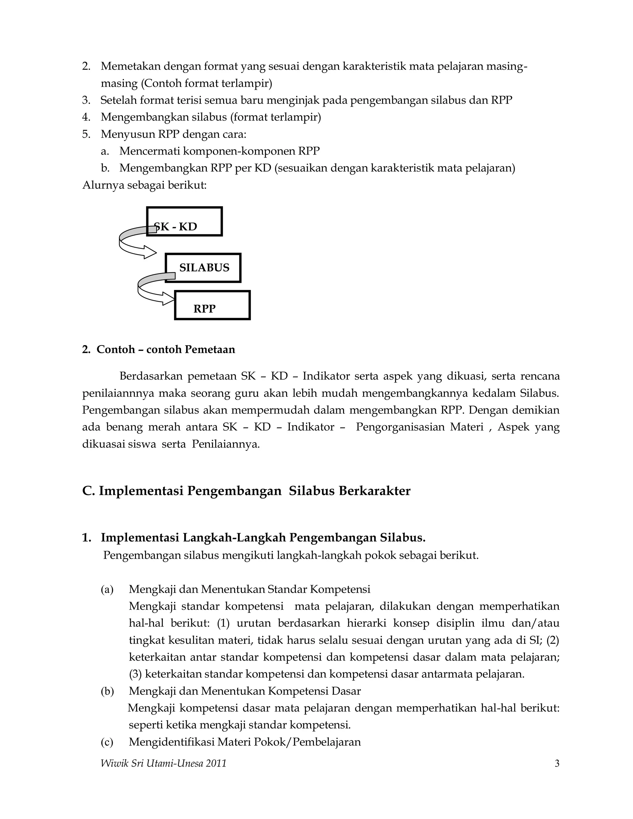 Handout | Silabus berkarakter | PDF