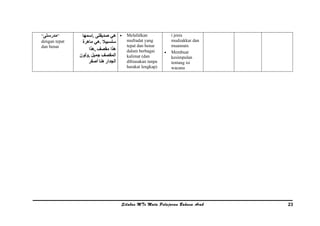 pendidikan bohahasa arab contoh silabus | PDF