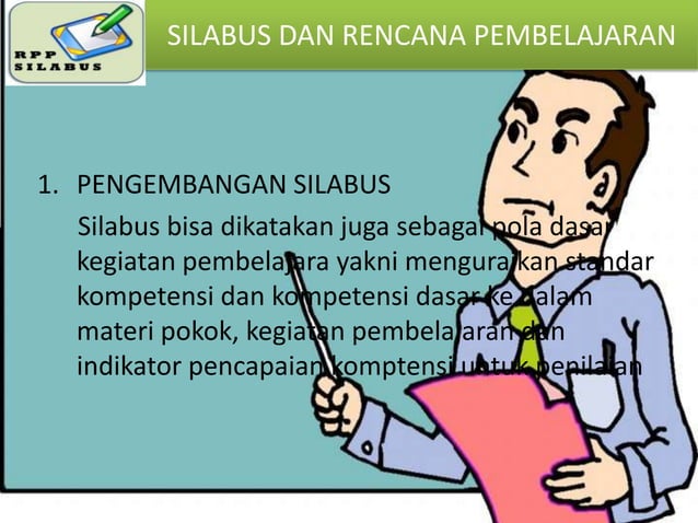 Silabus dan rencana pembelajaran | PPT