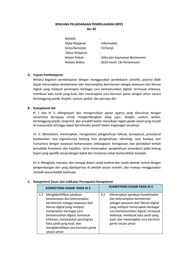 Silabus dan RPP Informatika Kelas 4.pdf