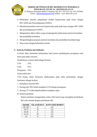 Silabus hiv aids | PDF