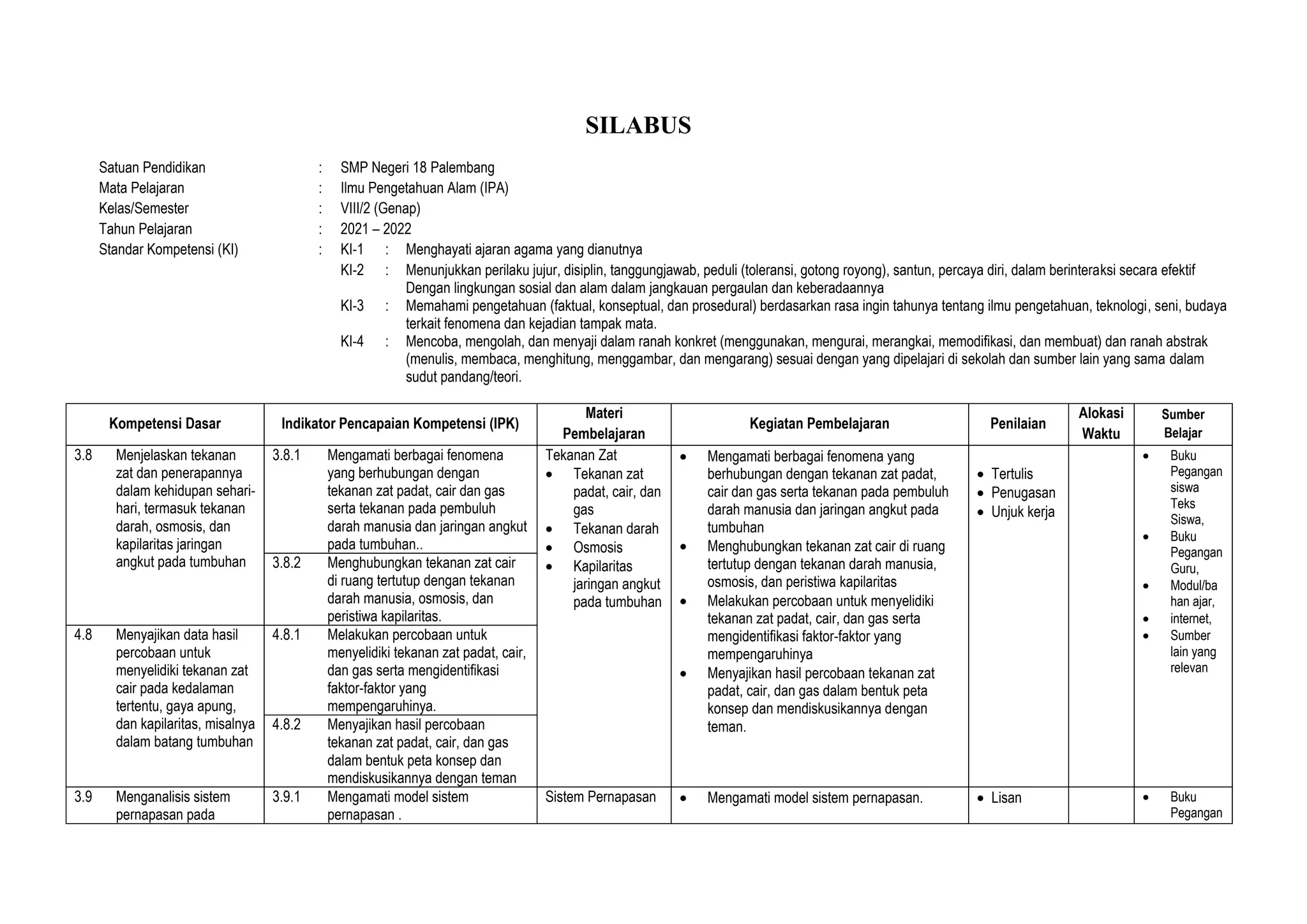 Silabus IPA Kelas 8 (8 Kolom) (gurusekali.com).docx