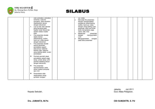 Silabus KKPI SMK Tingkat II | DOC