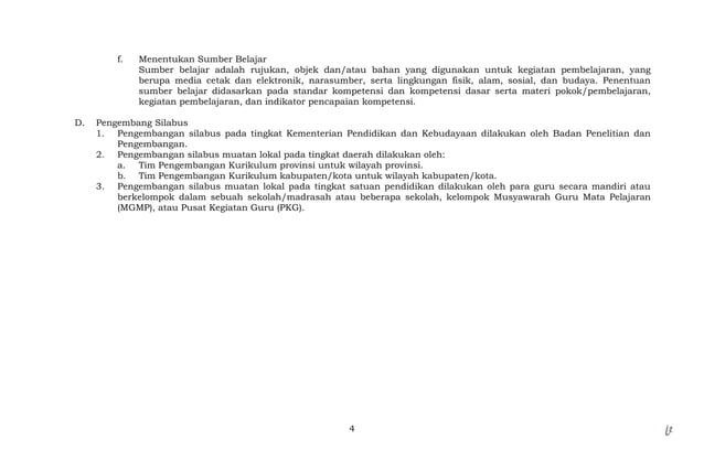 Silabus matematika smp kelas vii [revisi] | PDF