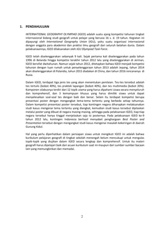 Silabus osn geografi_2013 | PDF