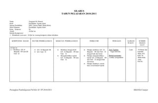 SILABUS PAI Kelas XI.doc