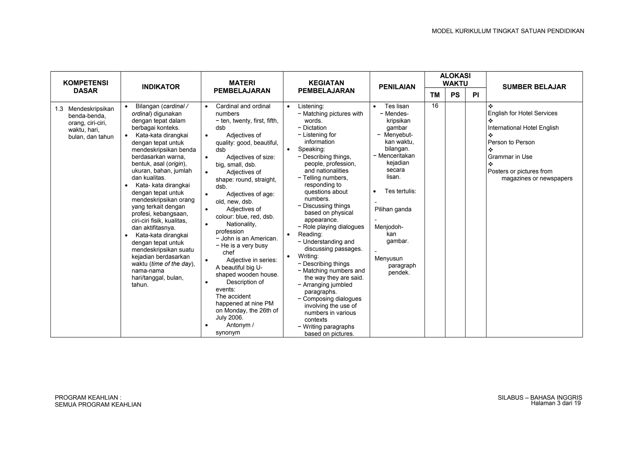 Silabus smk n 10 muaro jambi | DOC