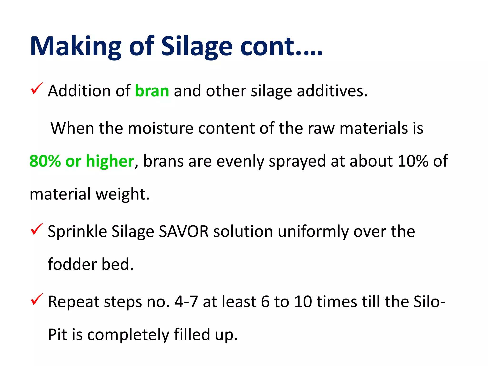 Silage | PPTX | Gardening | Home & Garden