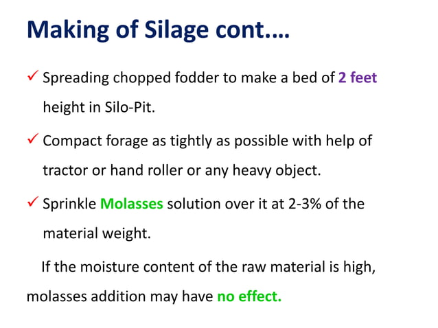 Silage | PPTX | Gardening | Home & Garden