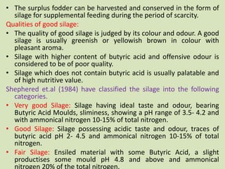 ySilage and hay of agriculture industry of indian | PPT | Gardening ...